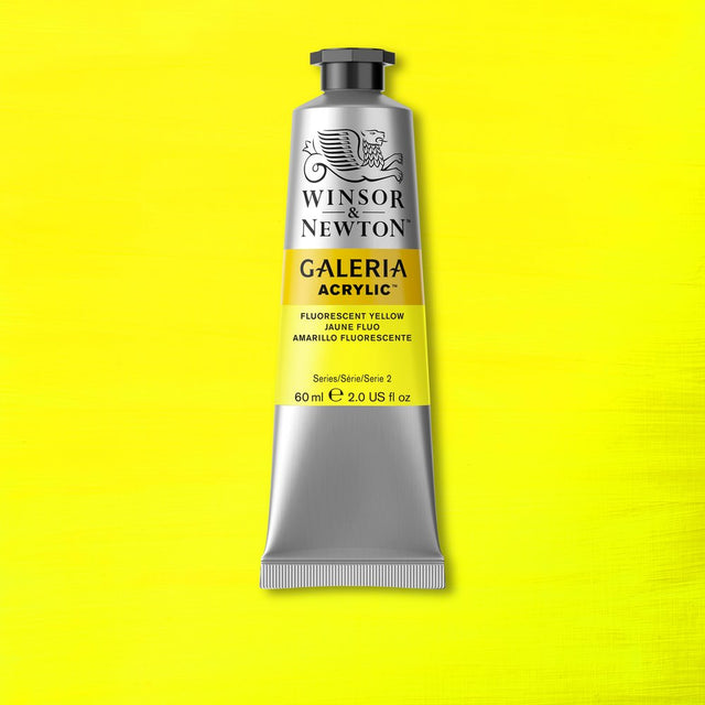 Couleurs Acrylique Galeria - Jaune Fluorescent – Winsor & Newton FR